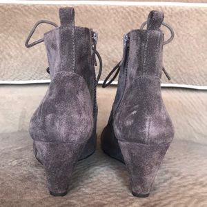 BCBGeneration | Shoes | Bcbgeneration Suede Booties Ankle Chocolate ...